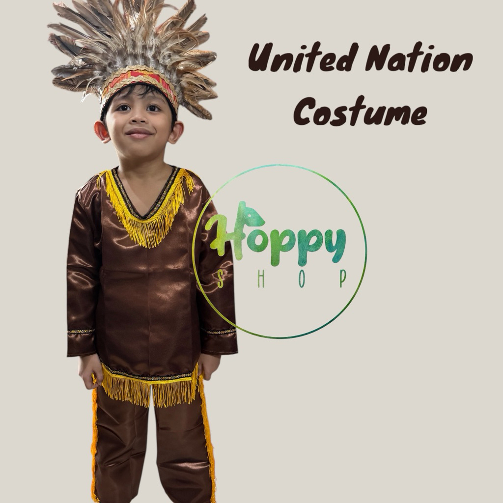 AFRICA BOY / AMERICAN INDIAN / HAITI / NIGERIA UNITED NATION COSTUME ...