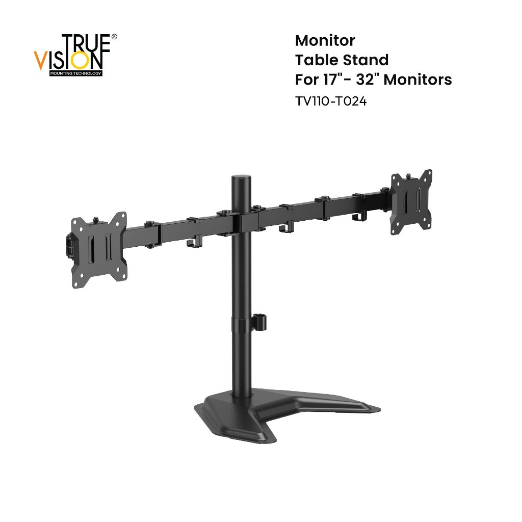 True Vision Dual Articulating Computer Monitor Arm for 17 - 32" TV110 ...