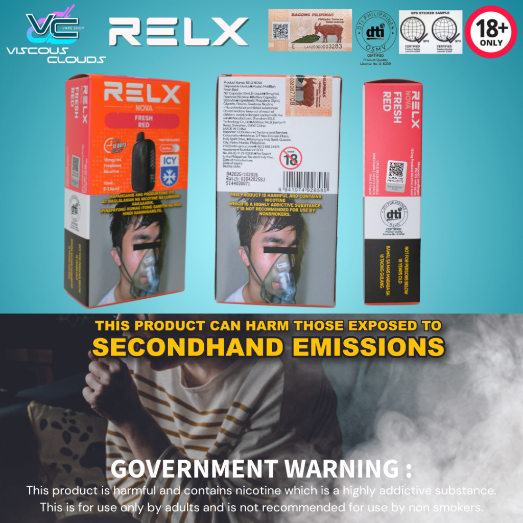 RELX Nova Disposable Pod LEGIT | PODS BATTERY DEVICE DISPOSABLE ULTRA ...
