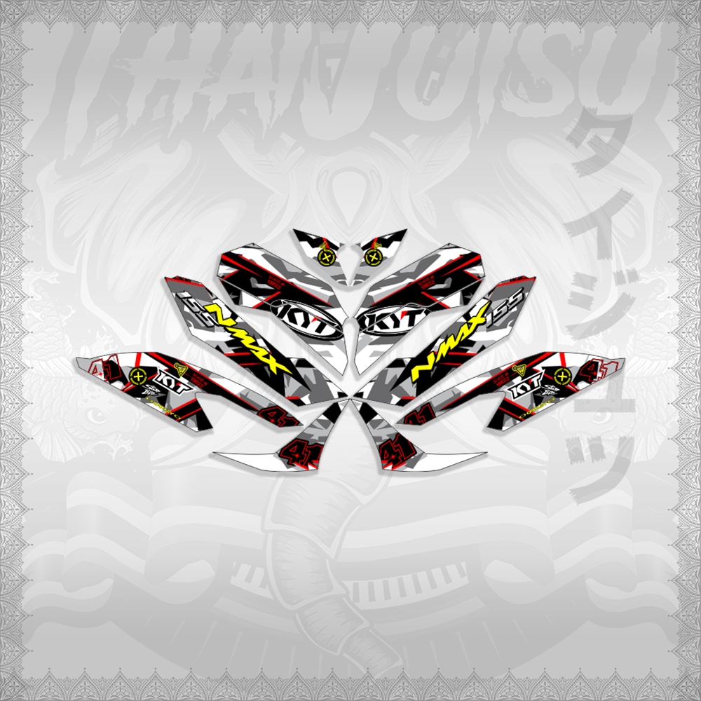 STICKER DECALS for NMAX V2 (NV2AB41IN) By THAIJUTSU (SOFIE LAMINATED ...