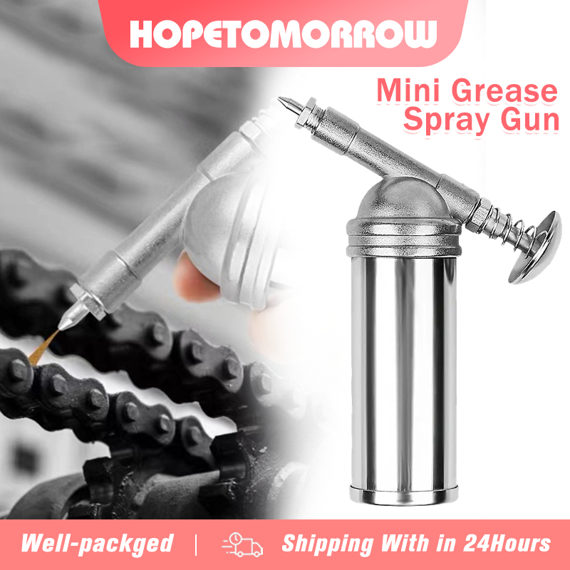 Push-Type Mini Grease Gun,80CC 1000PSI Output Pressure Grease Gun ...