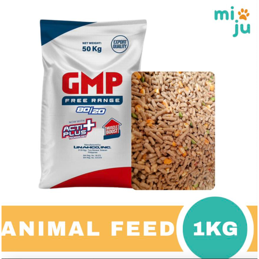 GMP 80/20 1kg Repacked - 80% pellets and 20% Grains For Chickens ...