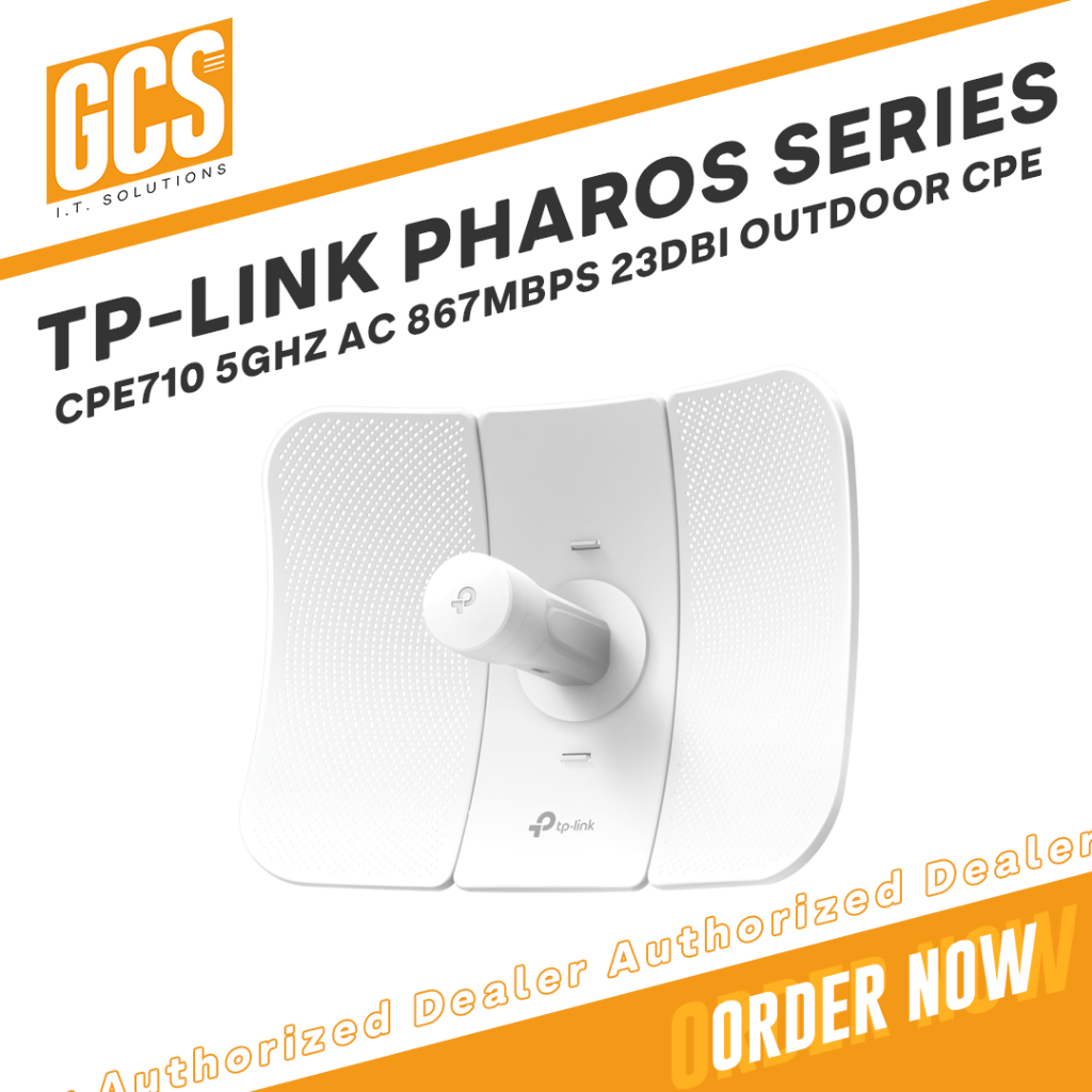 TP-Link Pharos CPE710 5GHz 867Mbps 23dBi Outdoor CPE Outdoor AP ...