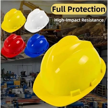 Safety Construction & Earthquake Hard Hat with Chin Strap | Shopee ...