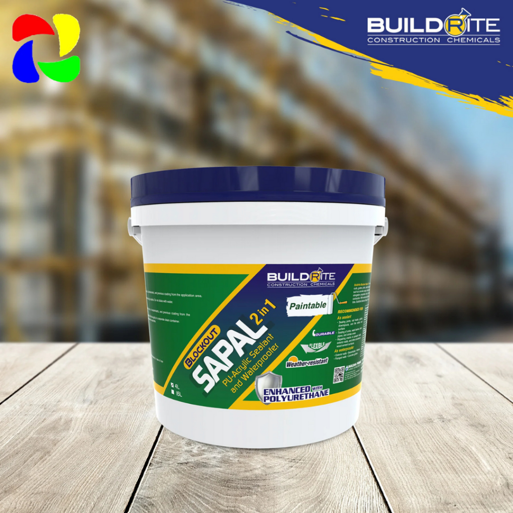 Buildrite Blockout Sapal 2 in 1 (4L) PU-Acrylic Sealant and ...