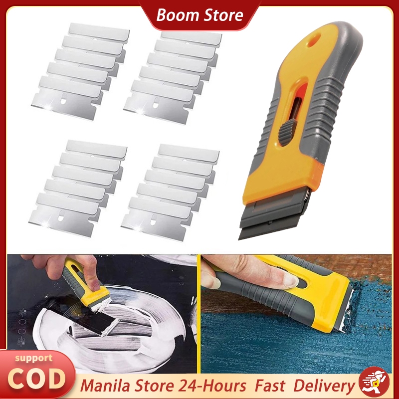 21pcs Car Sticker Scraper Glue Clean Razor Blade Scraper Tint Vinyl ...