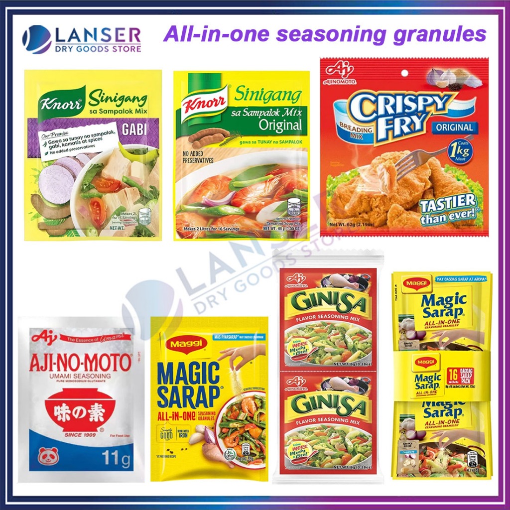 Wholesale Magic sarap Seasoning Granules 8g X 16 A box containing 60/ ...