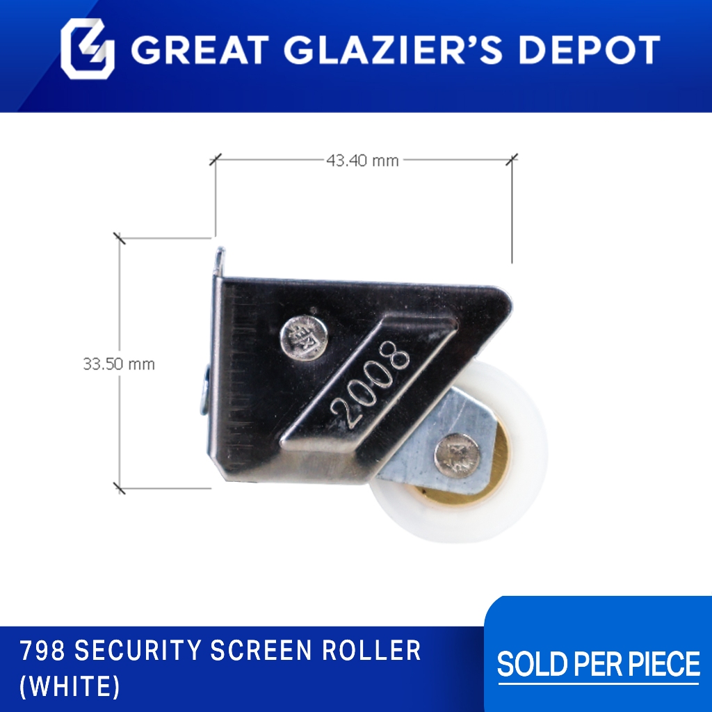 Panel roller for 798/900 3 rail tracks security roller for screen ...