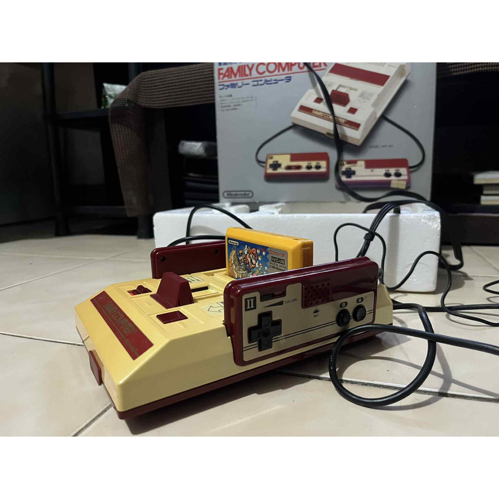 NINTENDO FAMILY COMPUTER 1983 Made in Japan AV Modded 220v AC Adapter ...