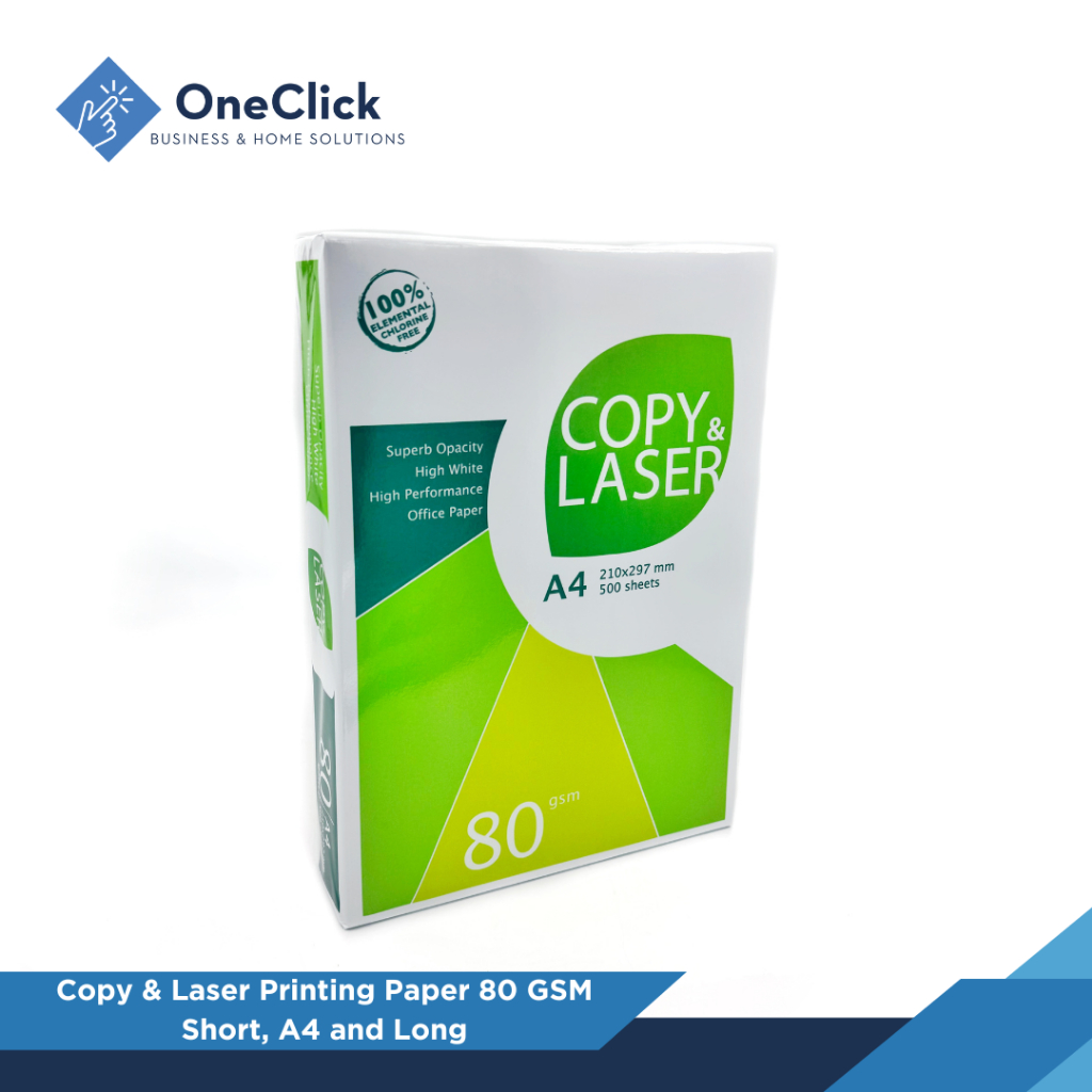 Copy & Laser Premium Printing Paper 80GSM / Substance24 (Short/A4/Long ...