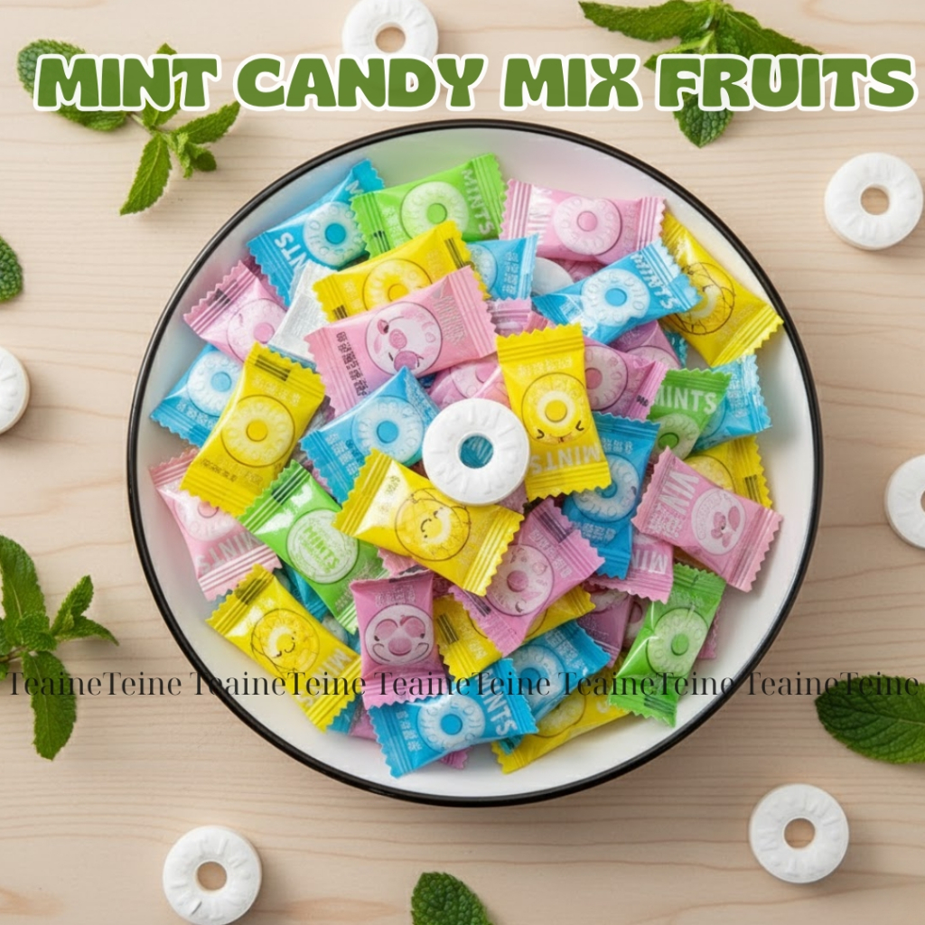 Mint Candy Sugar Free Assorted Fruit ,Kisses,Fresh breath,cool and ...