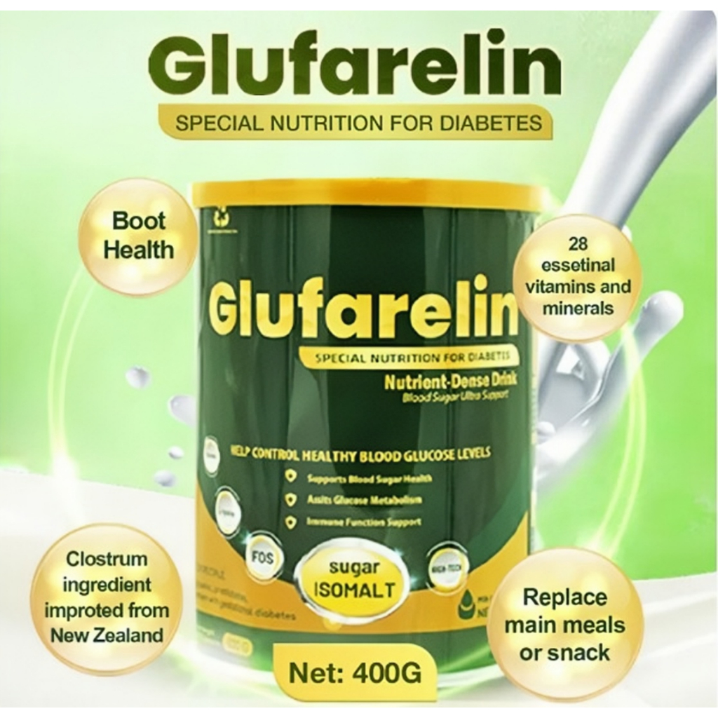 Glufarelin Gold Milk Help Control Glucose New Zealand Original 400 g/ 1 ...