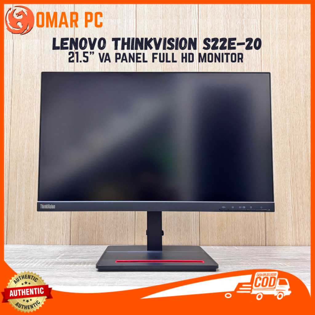 LENOVO THINKVISION S22E-20 21.5 INCHES VA PANEL FULL HD MONITOR ...