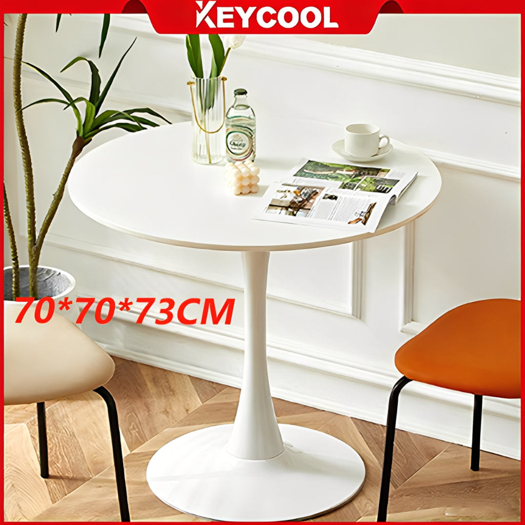 Keycool 70CM European Round Table Coffee Table Small Round Table Corner ...