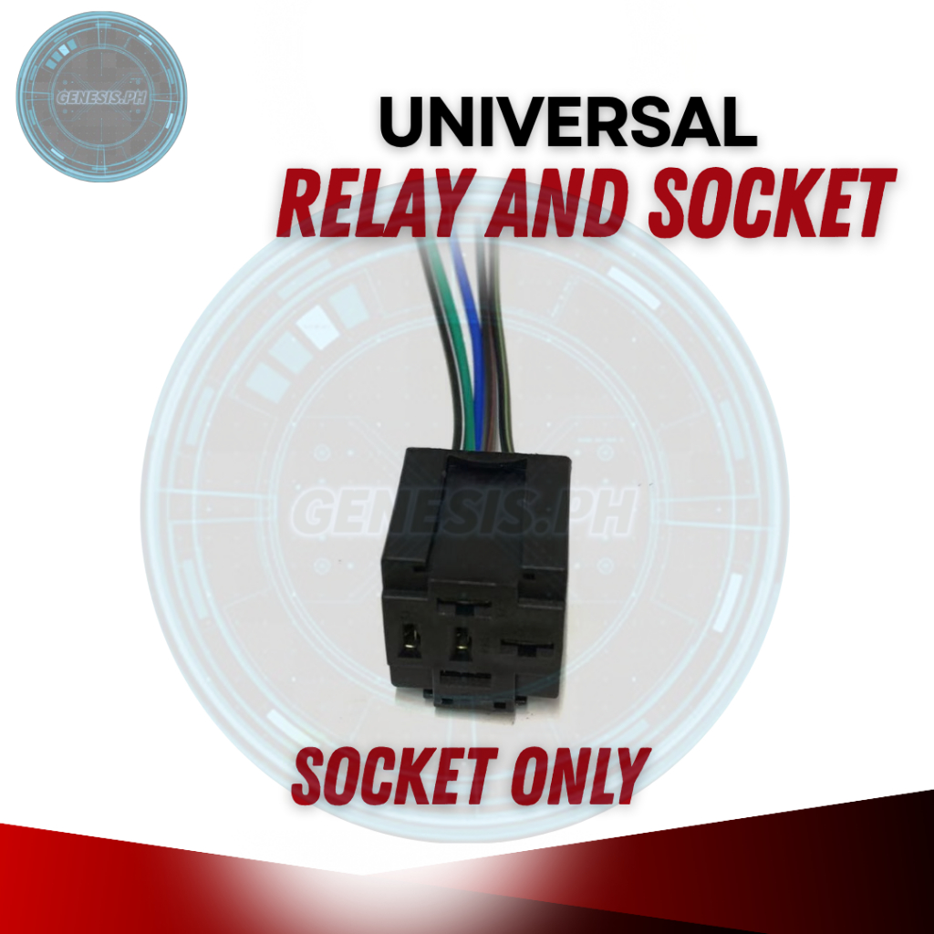 Genesis Motorcyle 5pin Relay Socket 12V Universal Horn Relay Socket ...