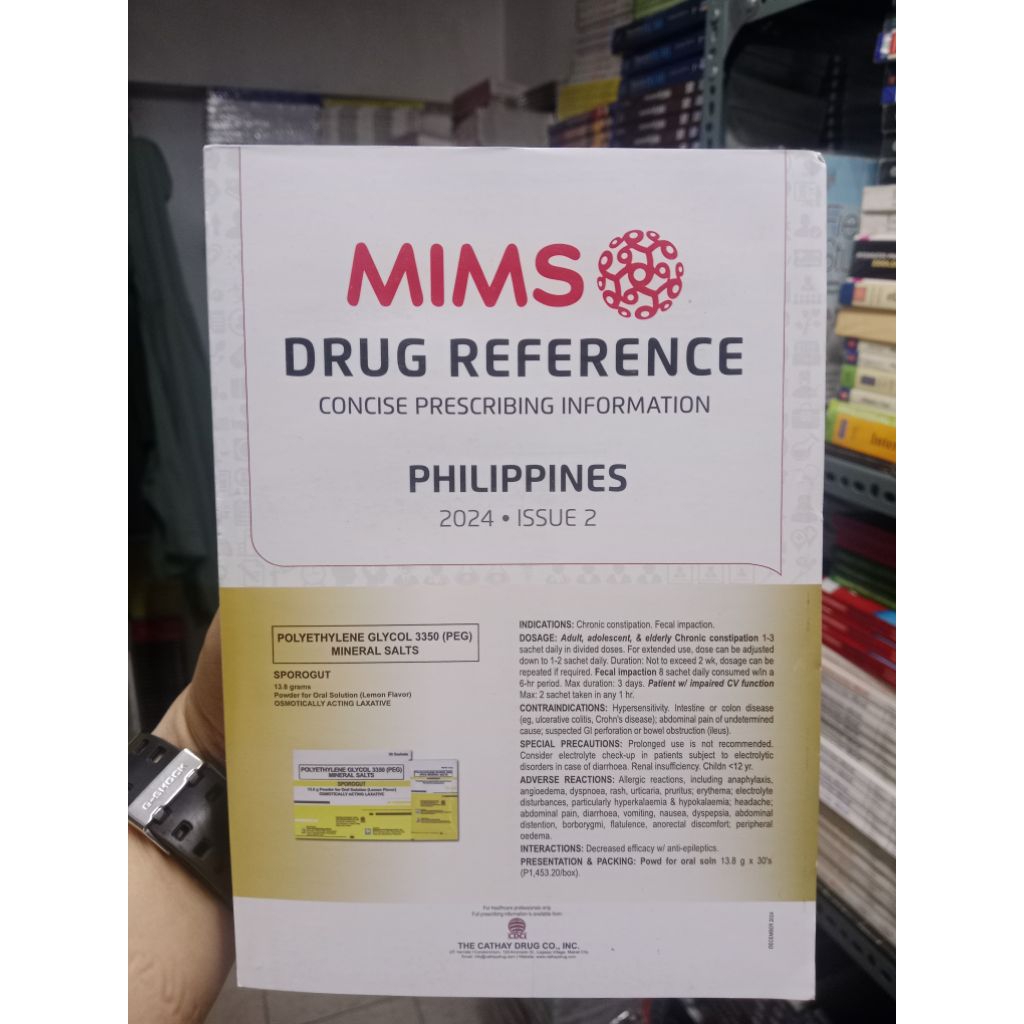 MIMS DRUG REFERENCE ( 2024 - ISSUES 2 ) | Shopee Philippines