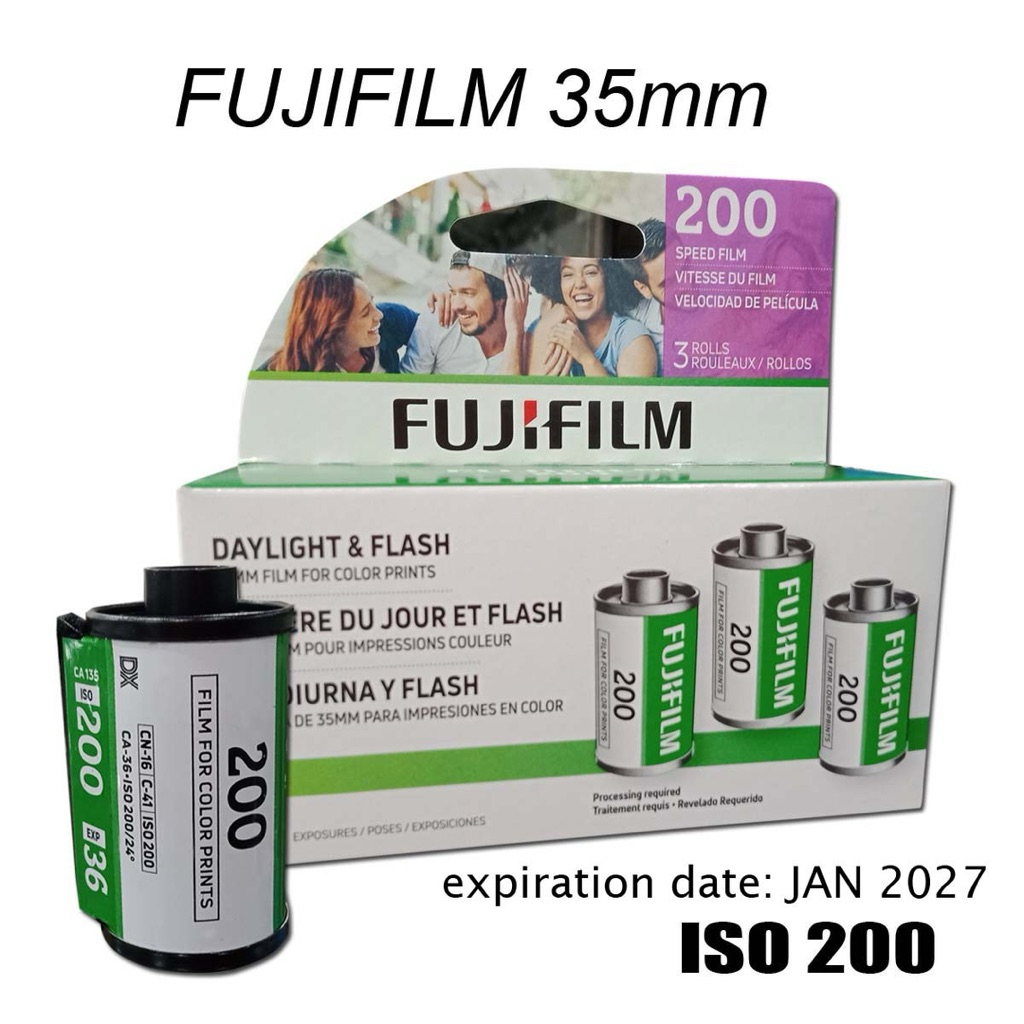 FUJIFILM Fujicolor 200 C200 35mm 36 shots 135 ISO 200 colored Negative ...