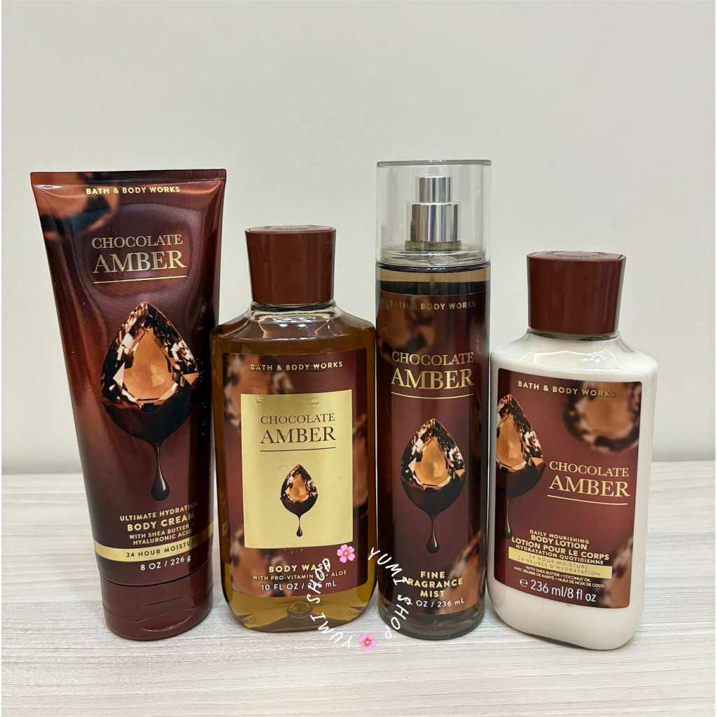 Bath & Body Works Chocolate Amber Fragrance Mist 236ml for Women ...