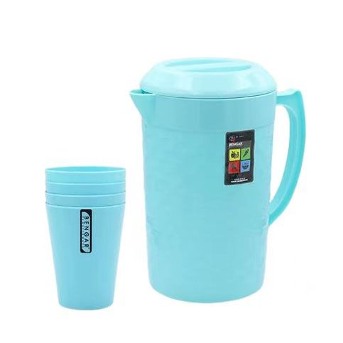 Pitcher Set with Free 4 Cups Rattan DesignHigh Quality Drinkware Jugs ...