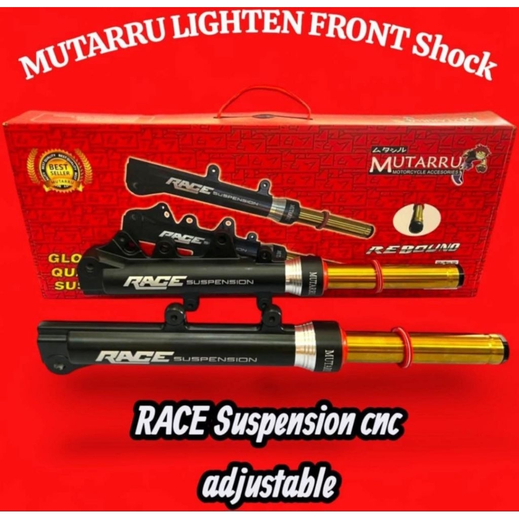 MUTARRU RACE LIGHTEN FRONT SHOCK SUSPENSION ASSY MIO CLICK NMAX AEROX ...