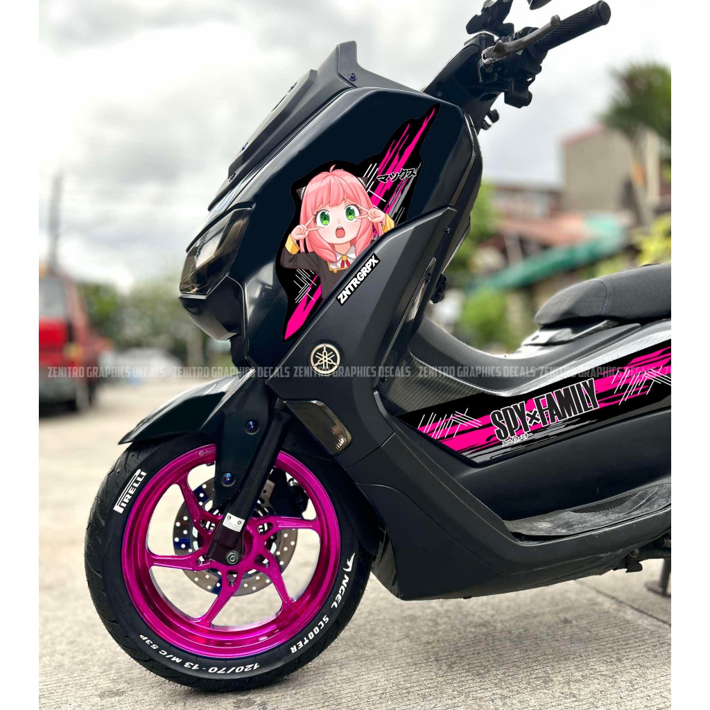 ANYA DECALS FOR BLACK NMAX V2 ONLY ( ZENITRO GRAPHICS DECALS ) | Shopee ...