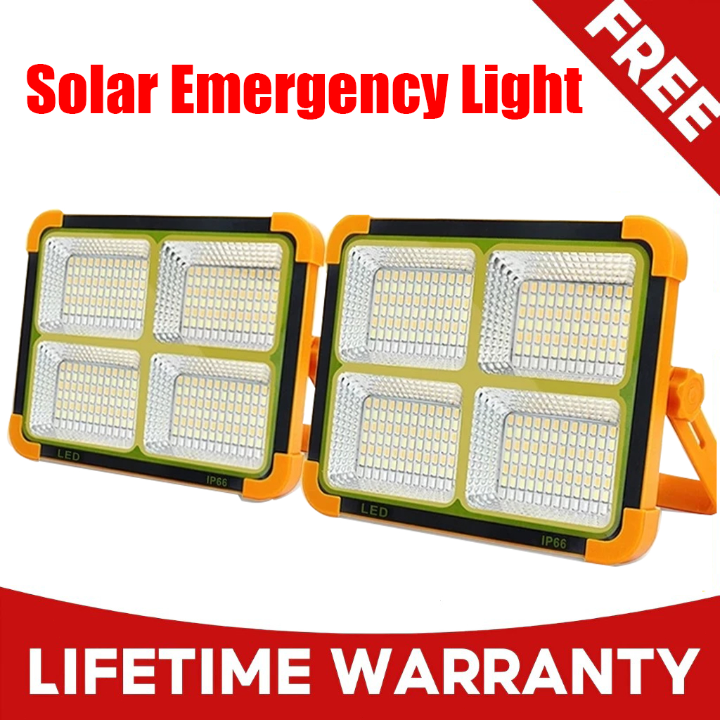 Solar Flashlight Emergency Light Solar Rechargeable Outdoor Waterproof ...