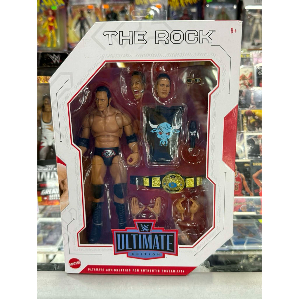 WWE Mattel Ultimate Edition The ROCK | Shopee Philippines