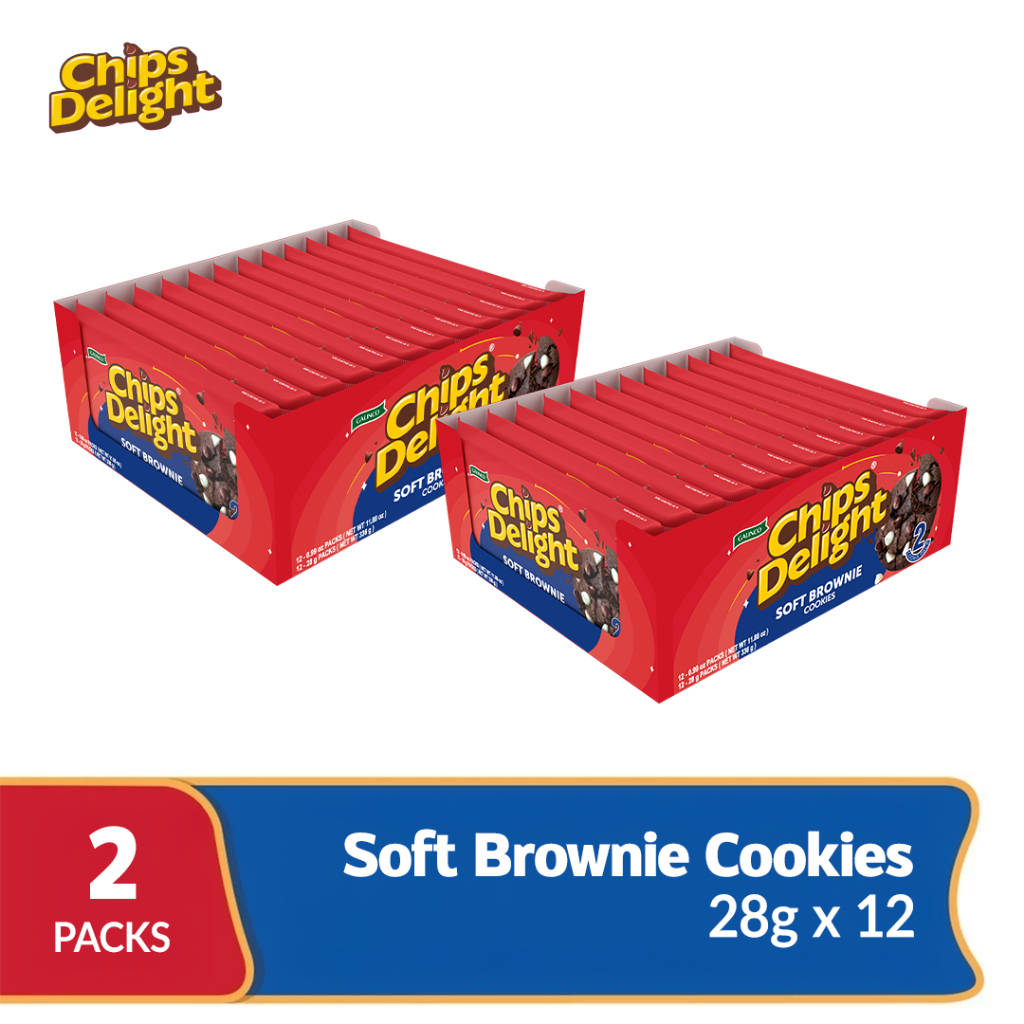 Chips Delight Soft Brownie 28g X 12 (2 Packs) | Shopee Philippines