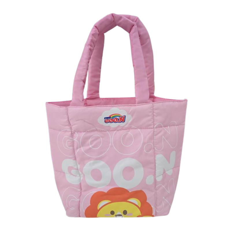 [DO NOT BUY] GOO.N Fluffy bag in pink / beige | Shopee Philippines