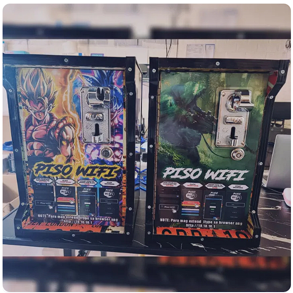 Piso WiFi Vending Machine - Mikrotik HEX Based - EAP225 - WOOD CASE ...