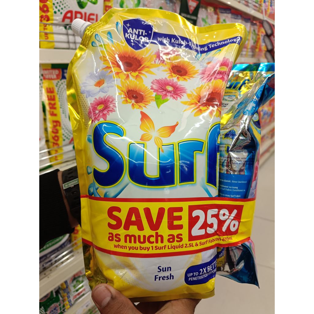 Surf Sun Fresh 2.5L with Free Fabcon 670ml | Shopee Philippines