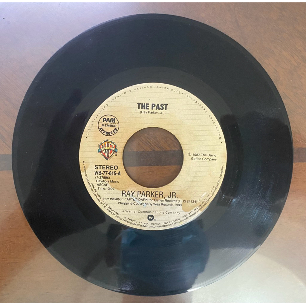 Ray Parker Jr. – The Past / Lovin’ You - Philippines Original Pop Music Vinyl Plaka 45 Rpm - VG ...