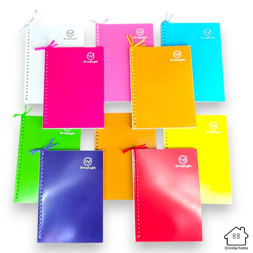 10PCS YARN NOTEBOOK NO COVER AND WITH COVER ASSORTED COLOR SCHOOL ...