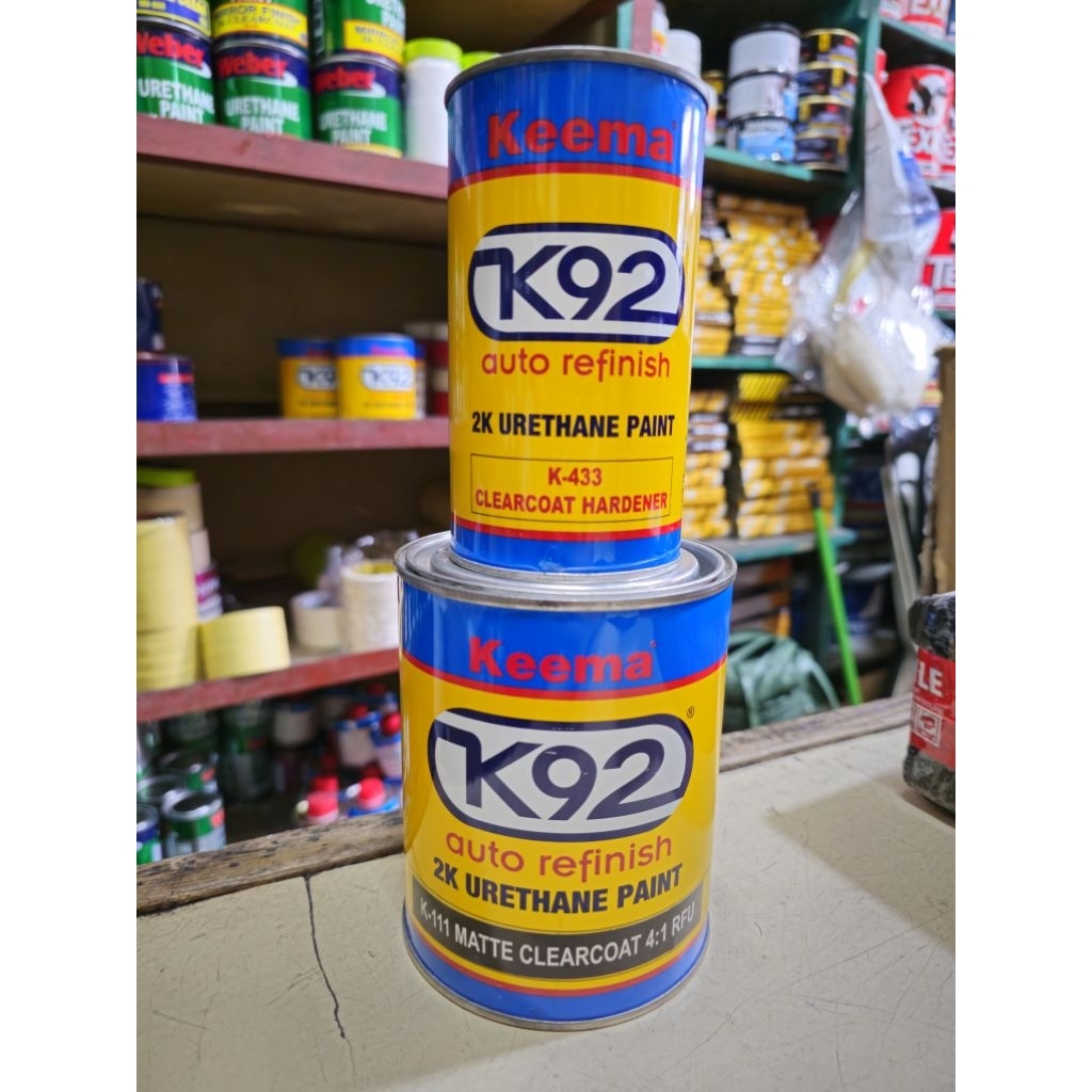 K92 Matte Clear Topcoat (K-111) w/ Catalyst 1 Liter | Shopee Philippines