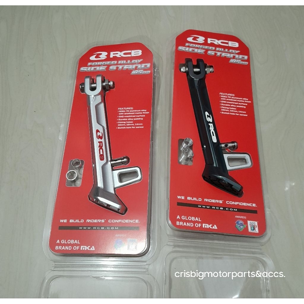 RCB Forged Alloy Side Stand 185MM Universal ORIGINAL | Shopee Philippines