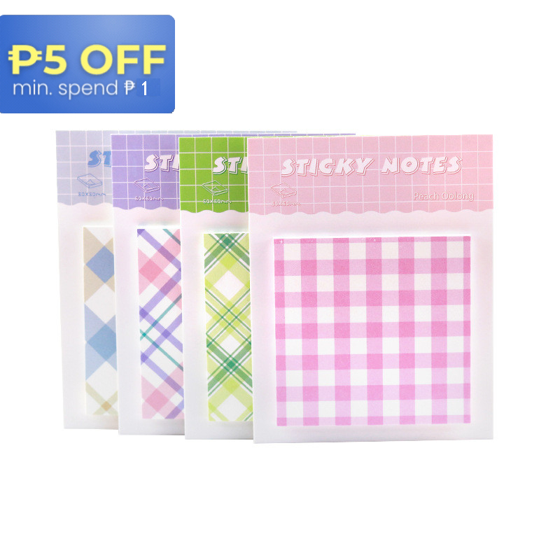 30 pcs simple style pattern memo pad Sticker notes school office ...