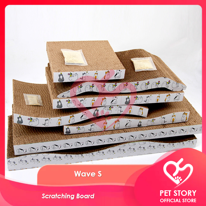 Scratching Board w/ Catnip Sachet [PET STORY] | Shopee Philippines
