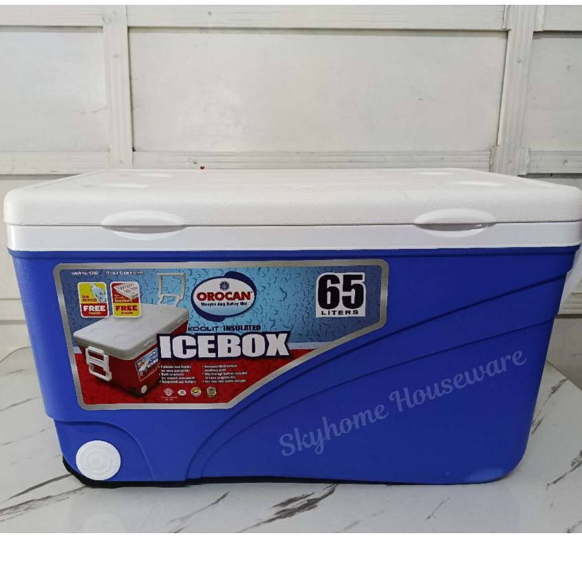 OROCAN 65 LITERS ICE BOX/INSULATED ICE BOX/STORAGE BOX WITH WHEELS ...