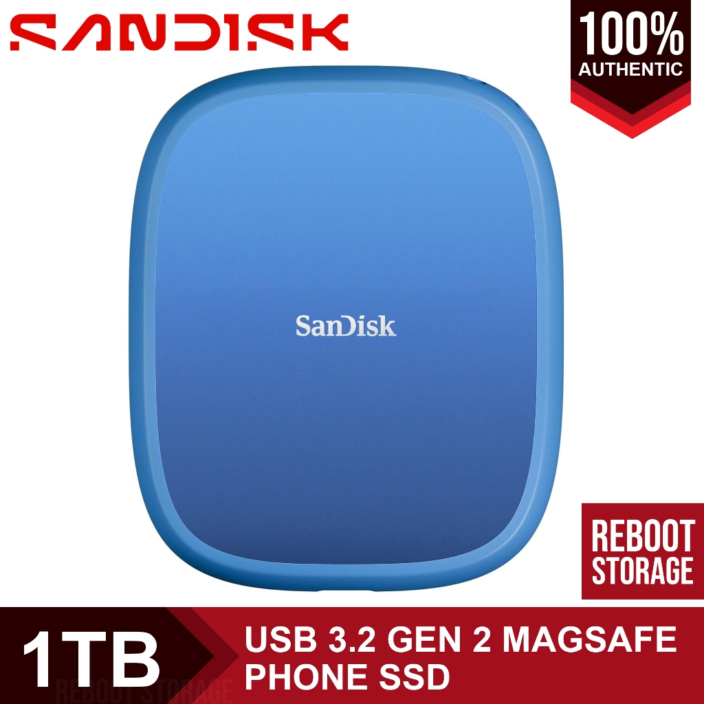 SanDisk Creator Phone SSD 1TB USB 3.2 Gen 2 MagSafe SDSSDE62C-1T00 ...