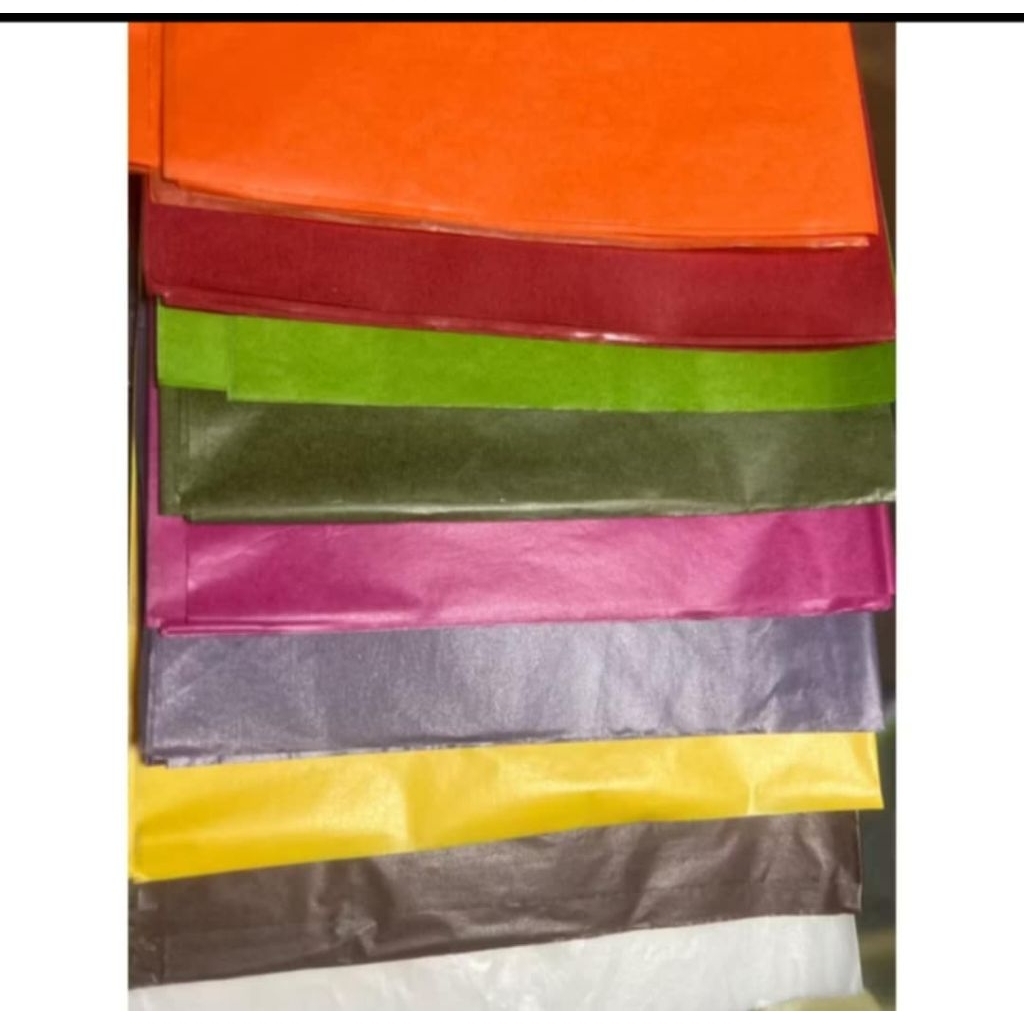 Glassine Colored wax paper 10's 23gsm 2x3 ft 24x36 inches | Shopee ...