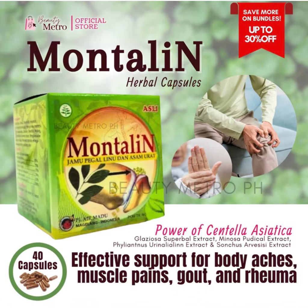 Montalin Capsule (40 capsule ) | Shopee Philippines