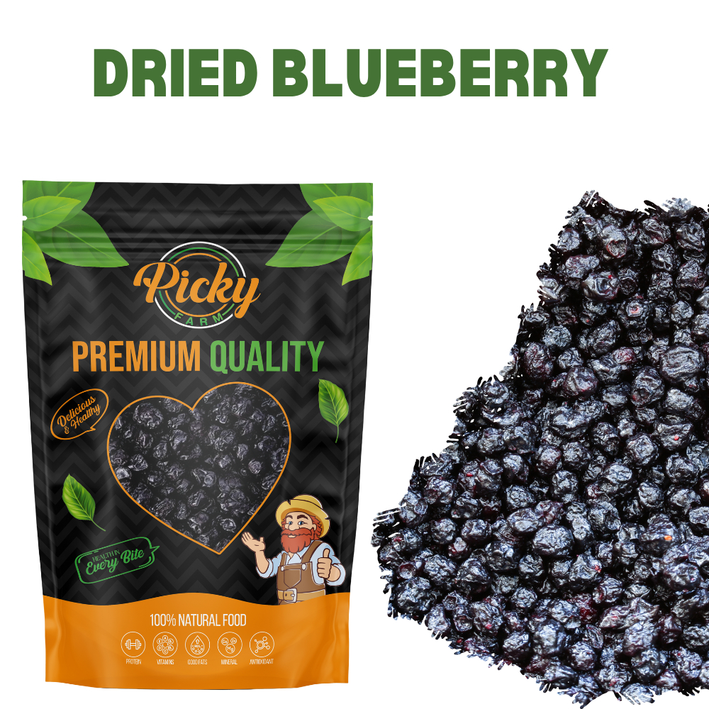 Premium Dried Blueberries | 100% Natural & Soft | Perfect for Snacking ...