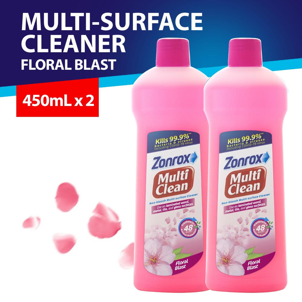 Zonrox Multi Clean Floral Blast (450 mL) Set of 2 | Shopee Philippines