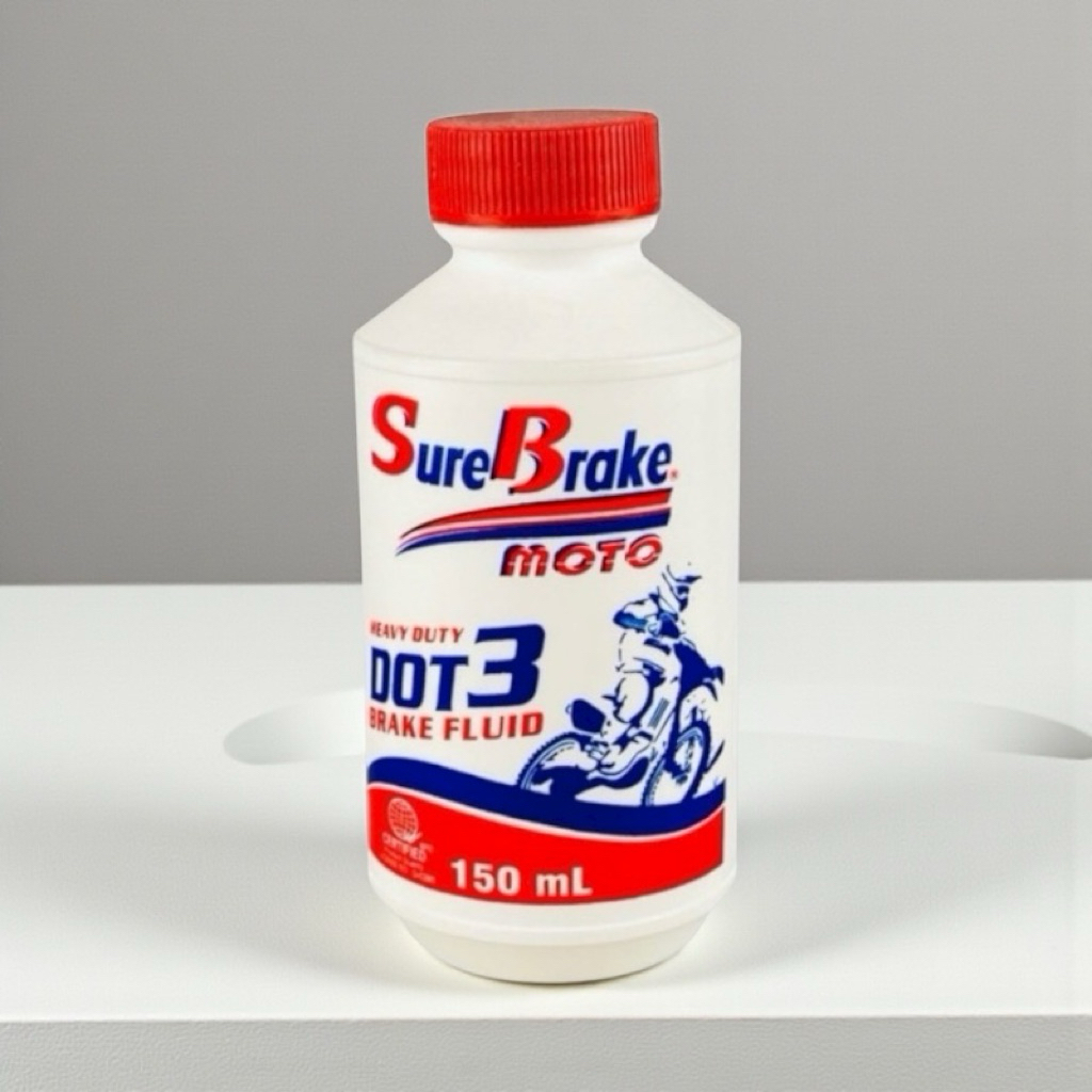 SURE BRAKE MOTO DOT 3 BRAKE FLUID 150ml | Shopee Philippines