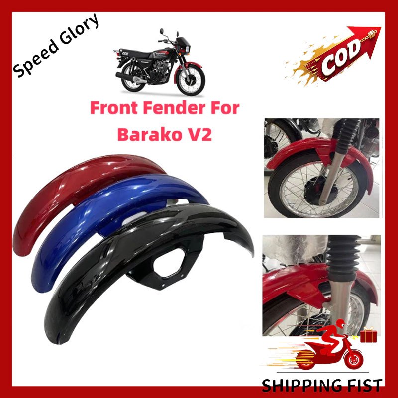 MOTORCYCLE Front Fender For Barako V2 MOTORCYCLE PARTS BC175 | Shopee ...