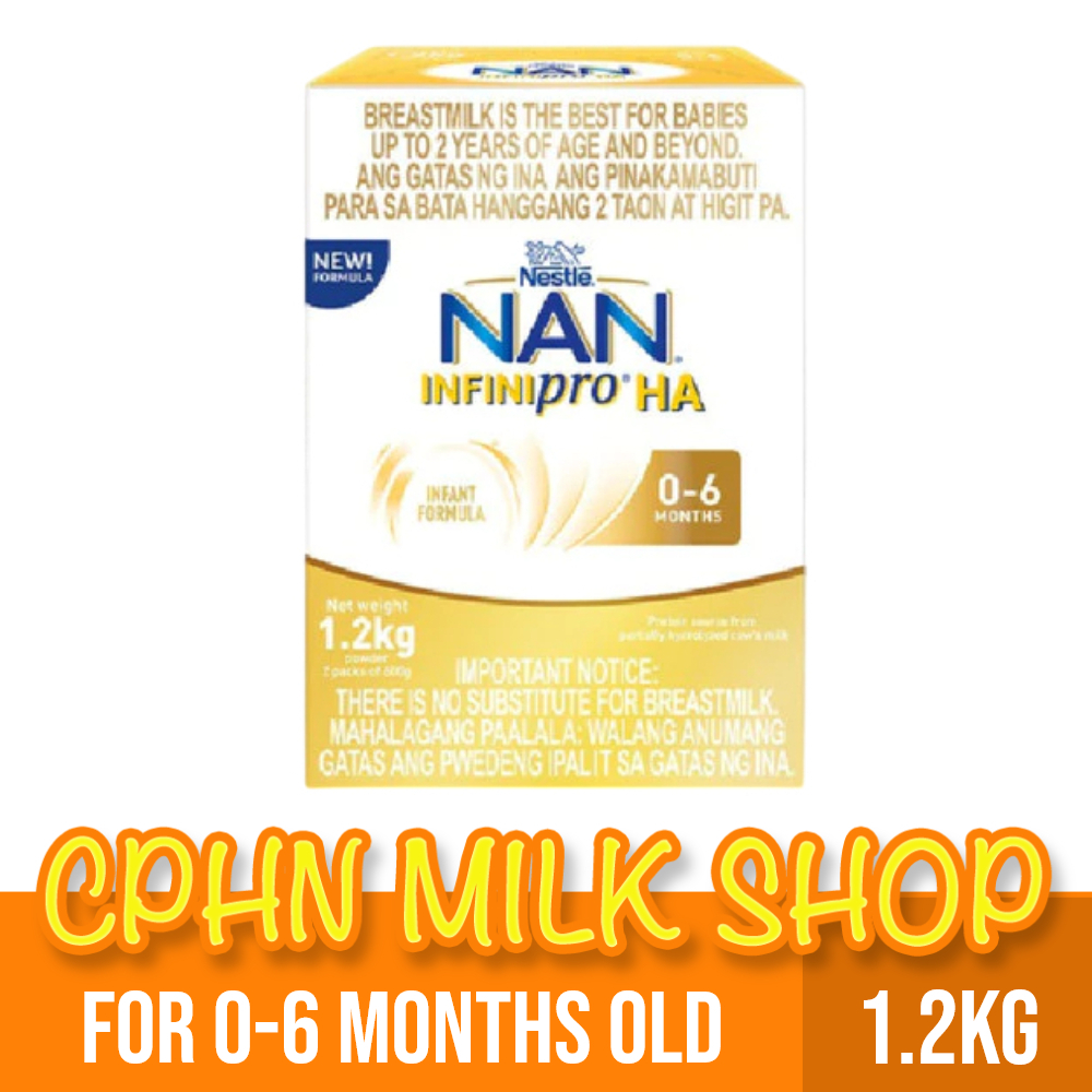NAN INFINIPRO HA One 1.2kg for 0-6 Months Old Infant Formula | Shopee ...