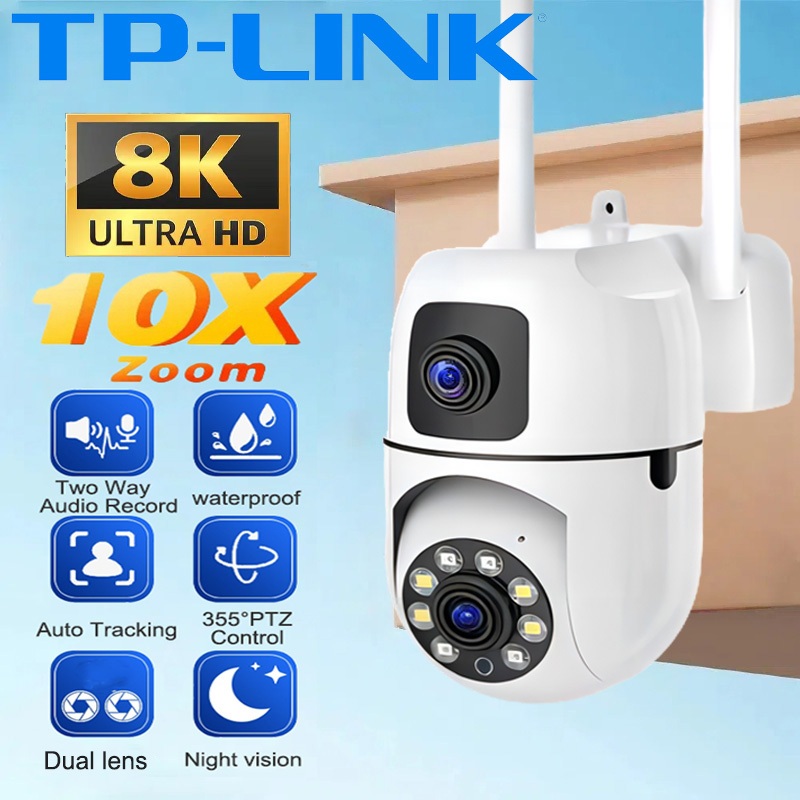 TP-Link Outdoor CCTV Camera With Audio and Speaker Wi-Fi Dual lens ...