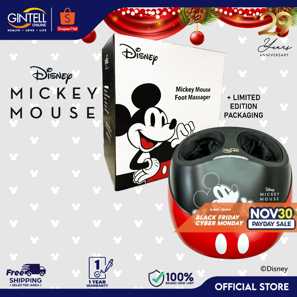 [LIMITED EDITION] GINTELL Mickey Mouse Foot Massager | Shopee Philippines