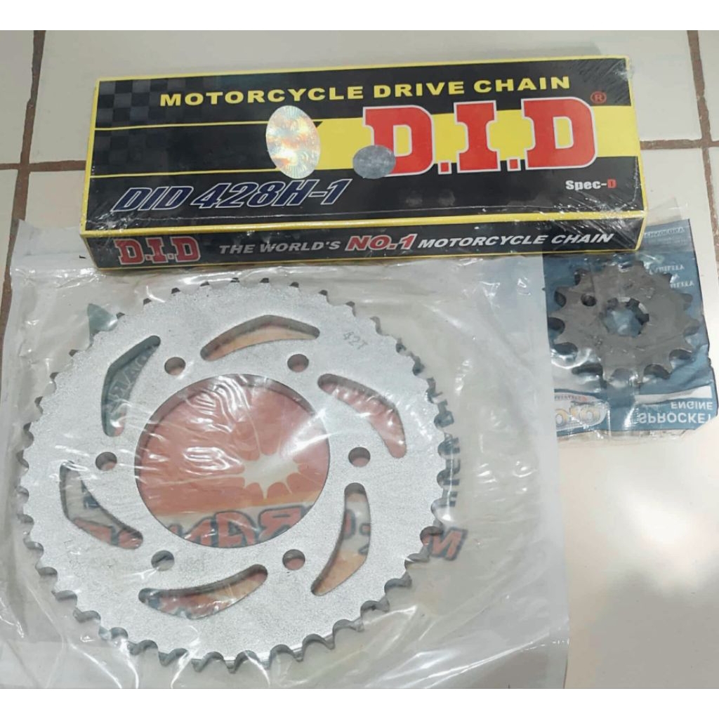 Yamaha Sniper 150 / Yamaha Fz Sprocket Set w/ Did Chain | Shopee ...