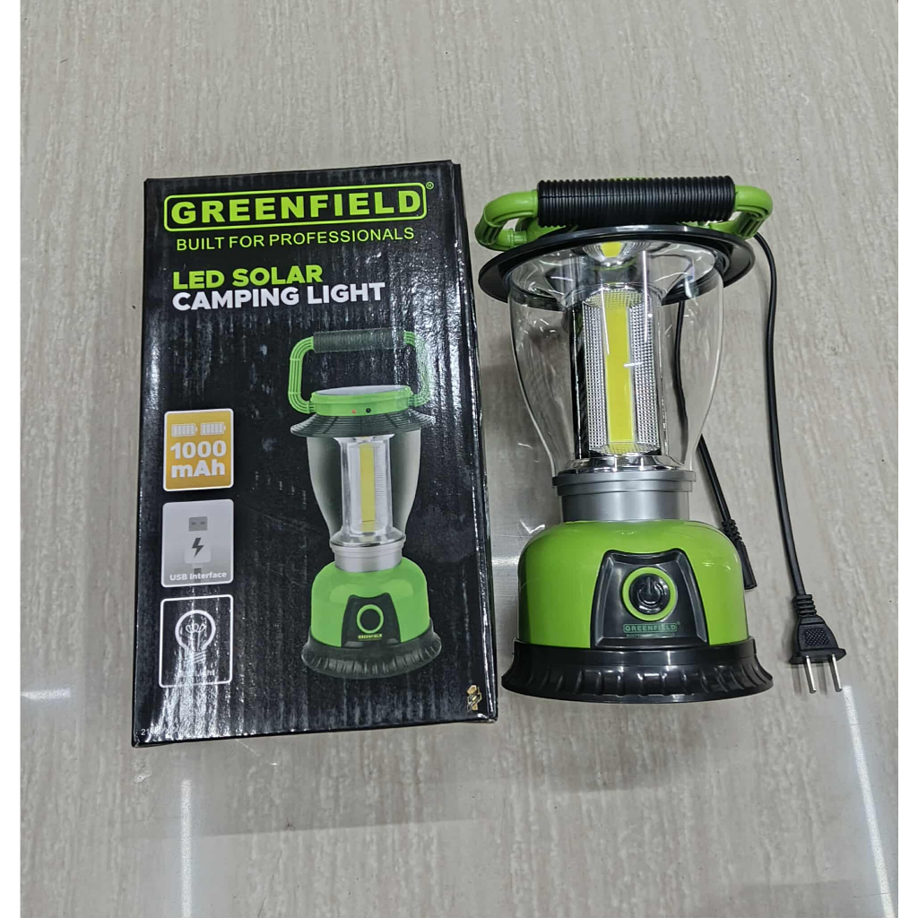 Greenfield Solar Camping Light | Shopee Philippines